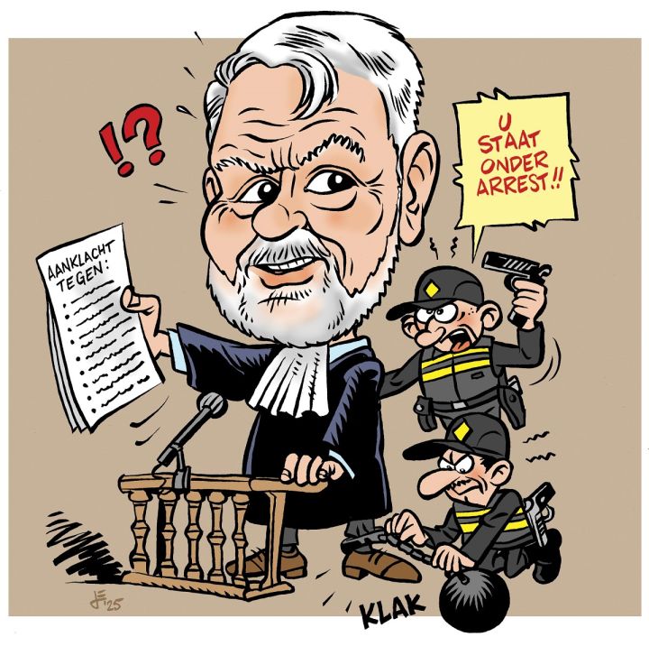 Antiterrorisme-grijparmen deponeren Arno van Kessel in de gevangenis